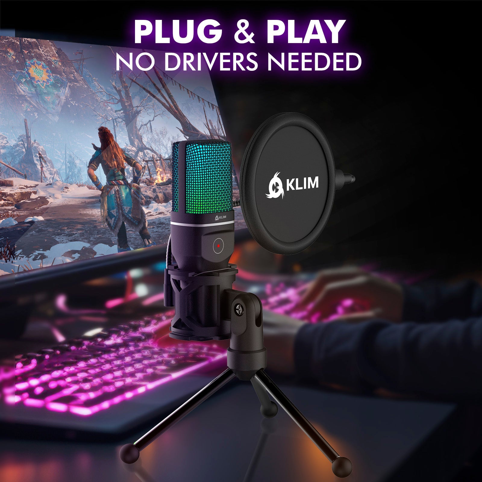 KLIM Muse Wireless Gaming Microphone – KLIM Technologies