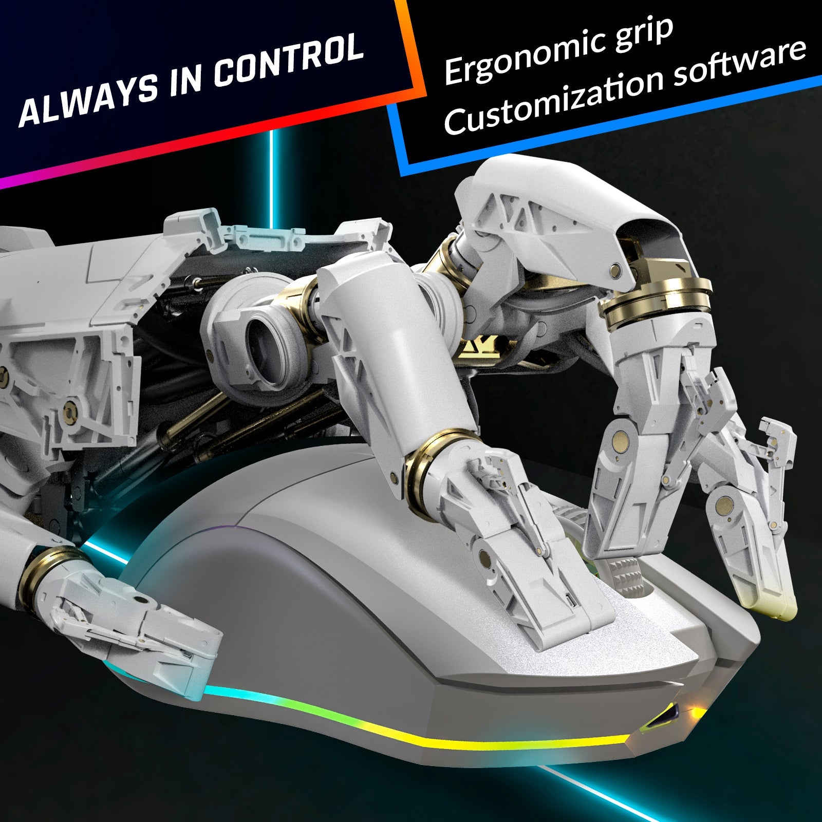 KLIM Blaze Pro Wireless RGB Gaming Mouse | Charging Base Included ...