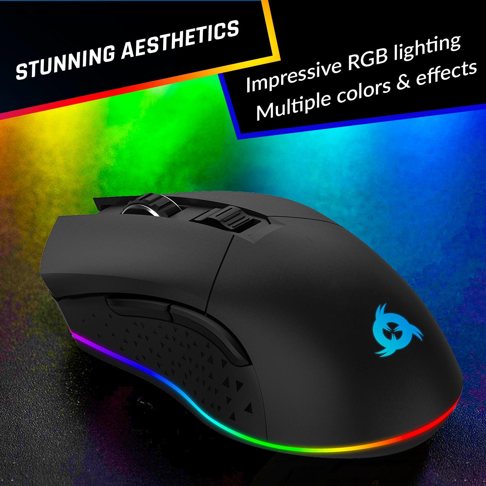KLIM Blaze Wireless RGB Gaming Mouse | Up to 10000 DPI – KLIM Technologies