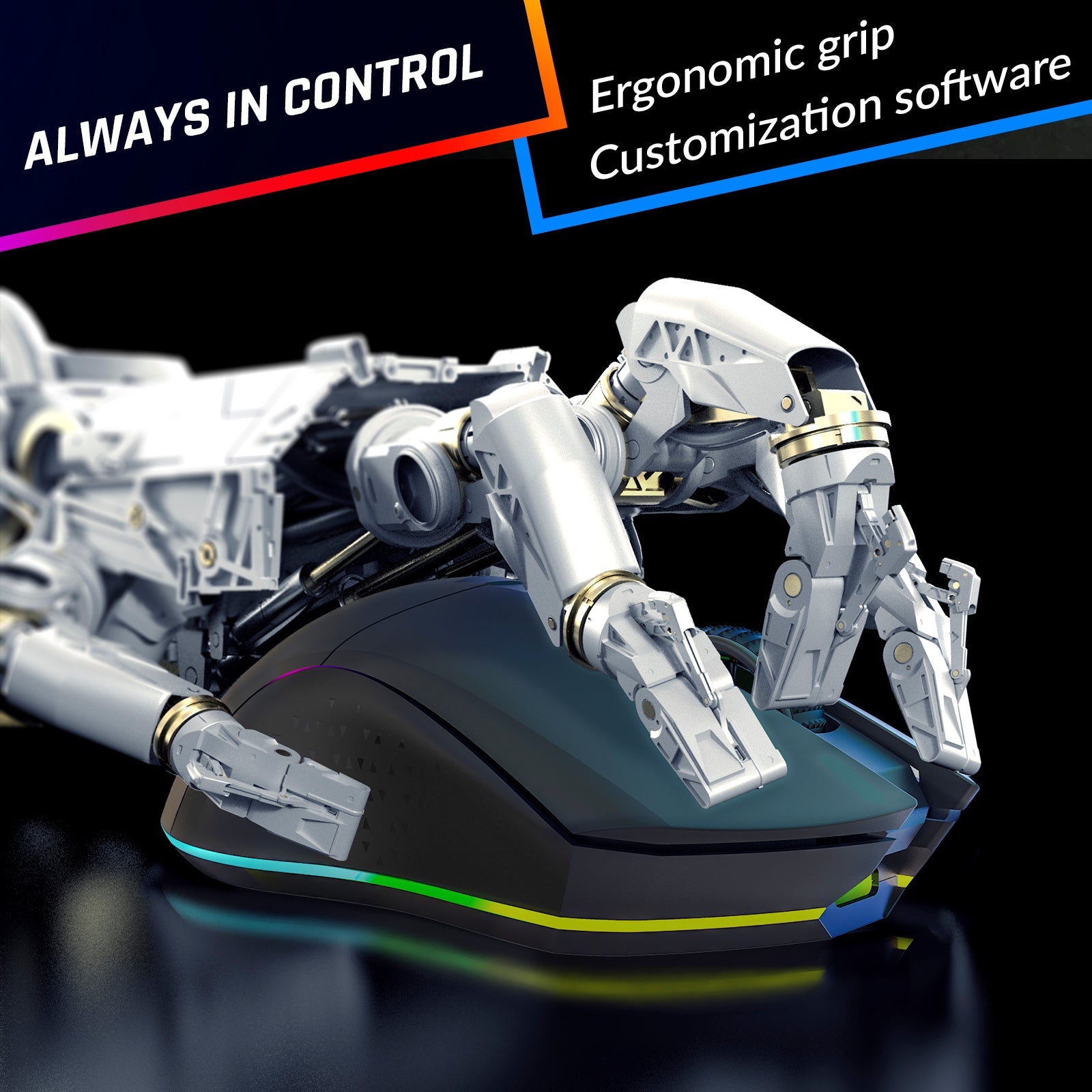 KLIM Blaze Wireless RGB Gaming Mouse | Up to 10000 DPI – KLIM Technologies