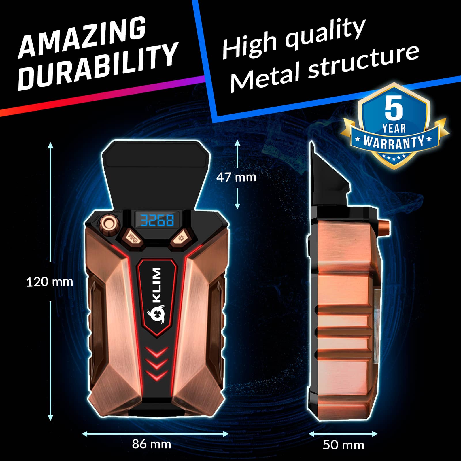 KLIM Cool + Vacuum Laptop Cooler | Prevent Overheating - 3500 RPM ...