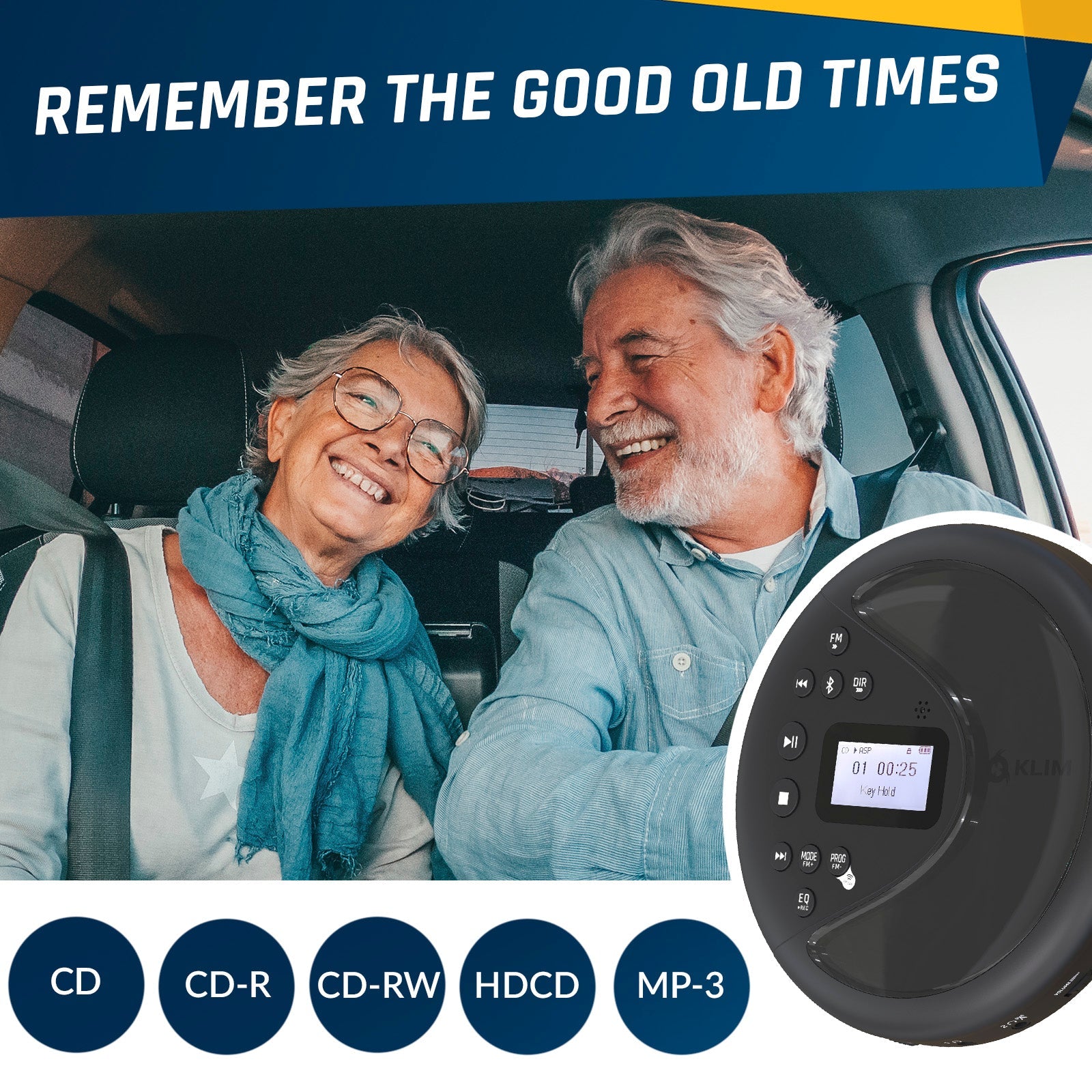 KLIM Discover Portable CD Player | SD Card Reader – KLIM Technologies