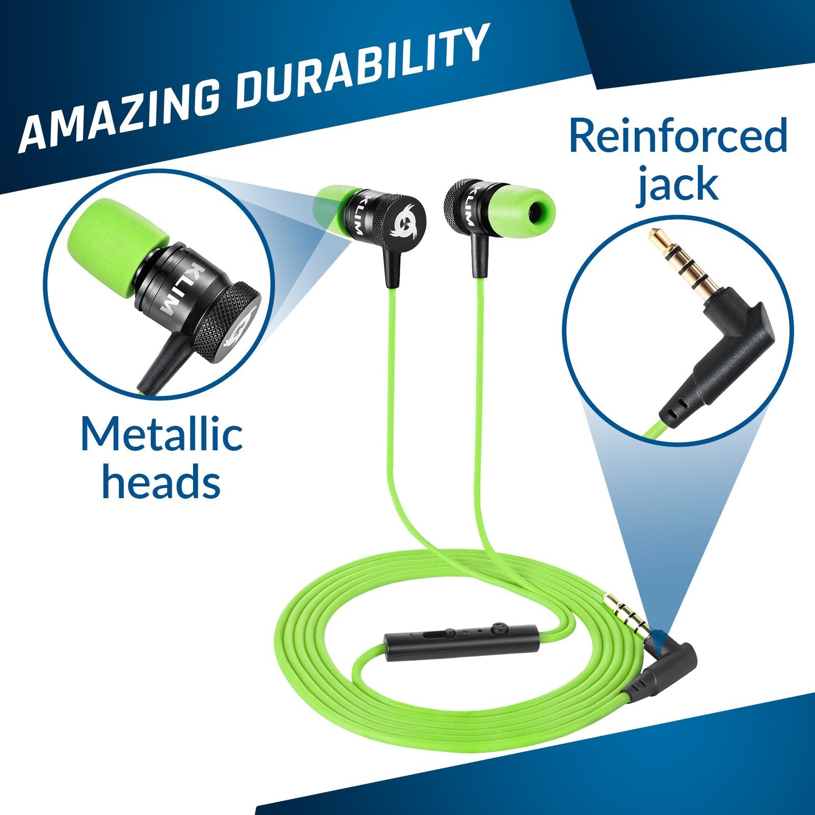 KLIM Fusion Wired Headphones | High-Quality Sound & 5-Year Warranty ...