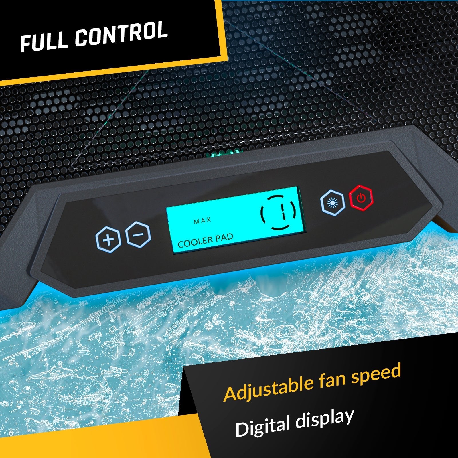 KLIM Glacier Cooling Pad | 6 Fans | RGB Lighting – KLIM Technologies