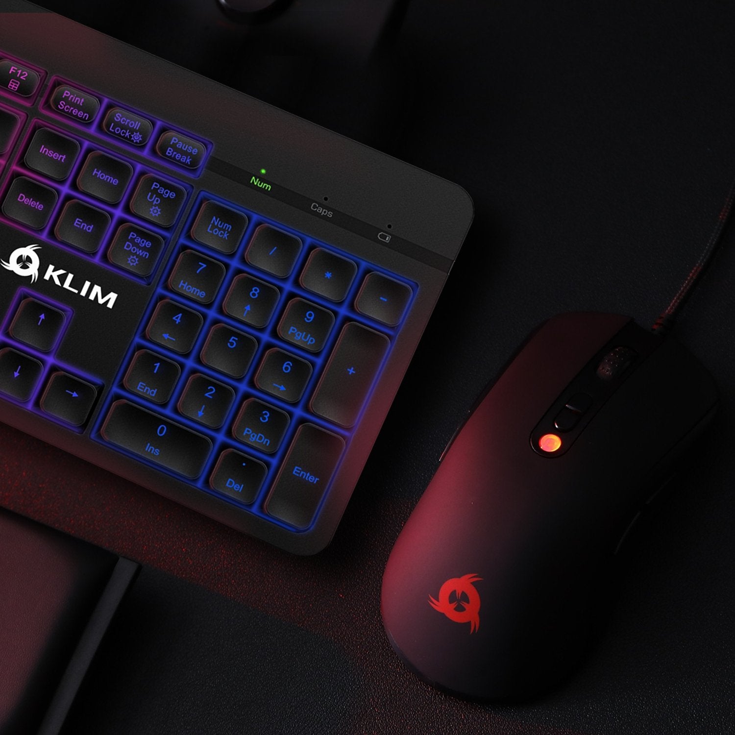 KLIM Light V2 Wireless Membrane Keyboard | Silent & Backlit – KLIM ...