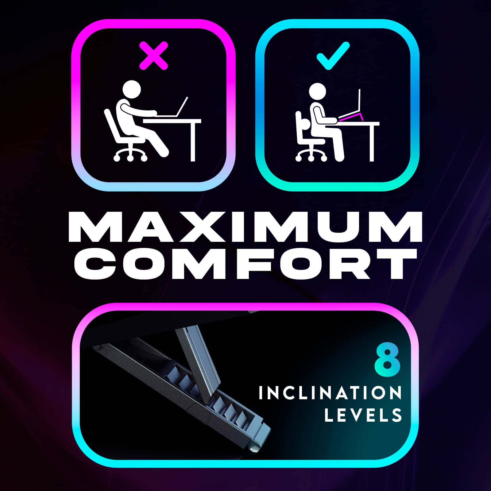 KLIM Mistral Laptop Cooling Pad | 2 Turbofans | RGB Lighting – KLIM ...