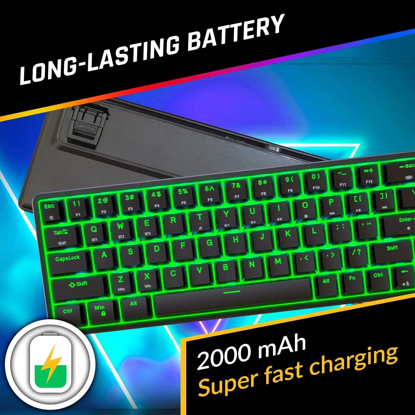 KLIM Shift Wireless 65% Mechanical Gaming Keyboard – KLIM Technologies